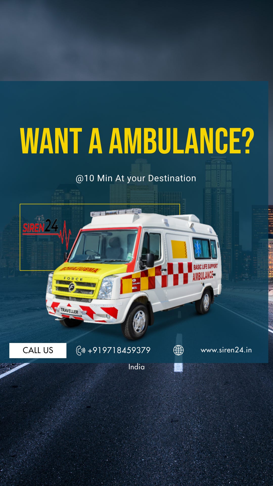 siren24 online ambulance booking app – Medium