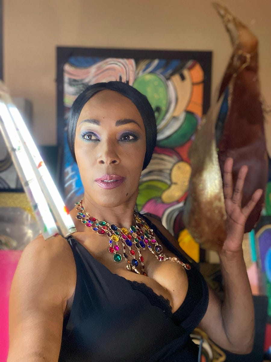 Artist Carole J. McCoy • – Medium