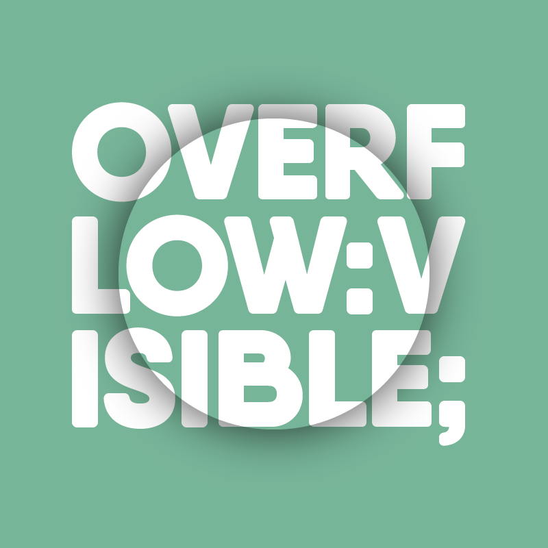 overflow: visible; – Medium
