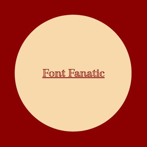 Font Fanatic – Medium