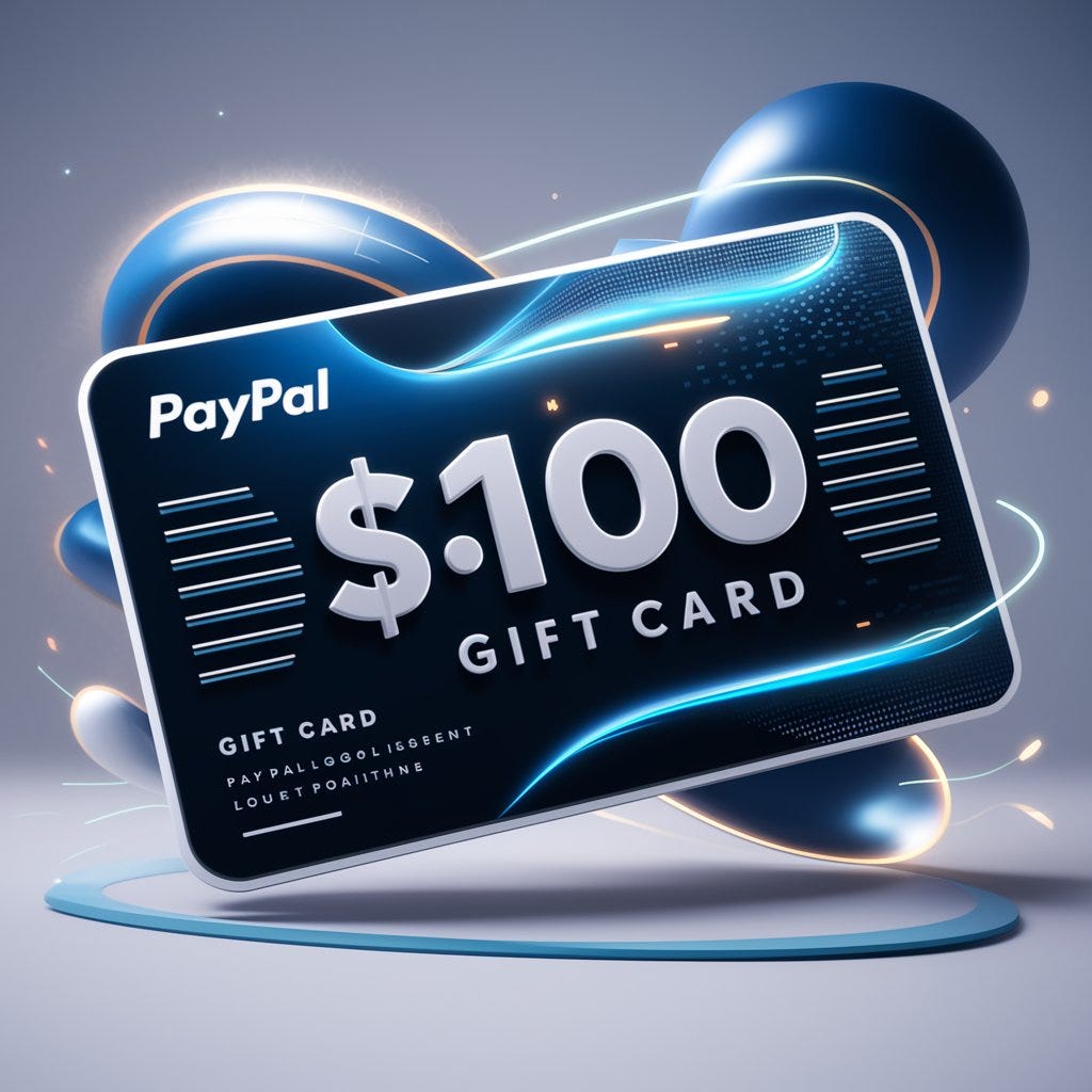 100 PayPal Gift Card – Medium