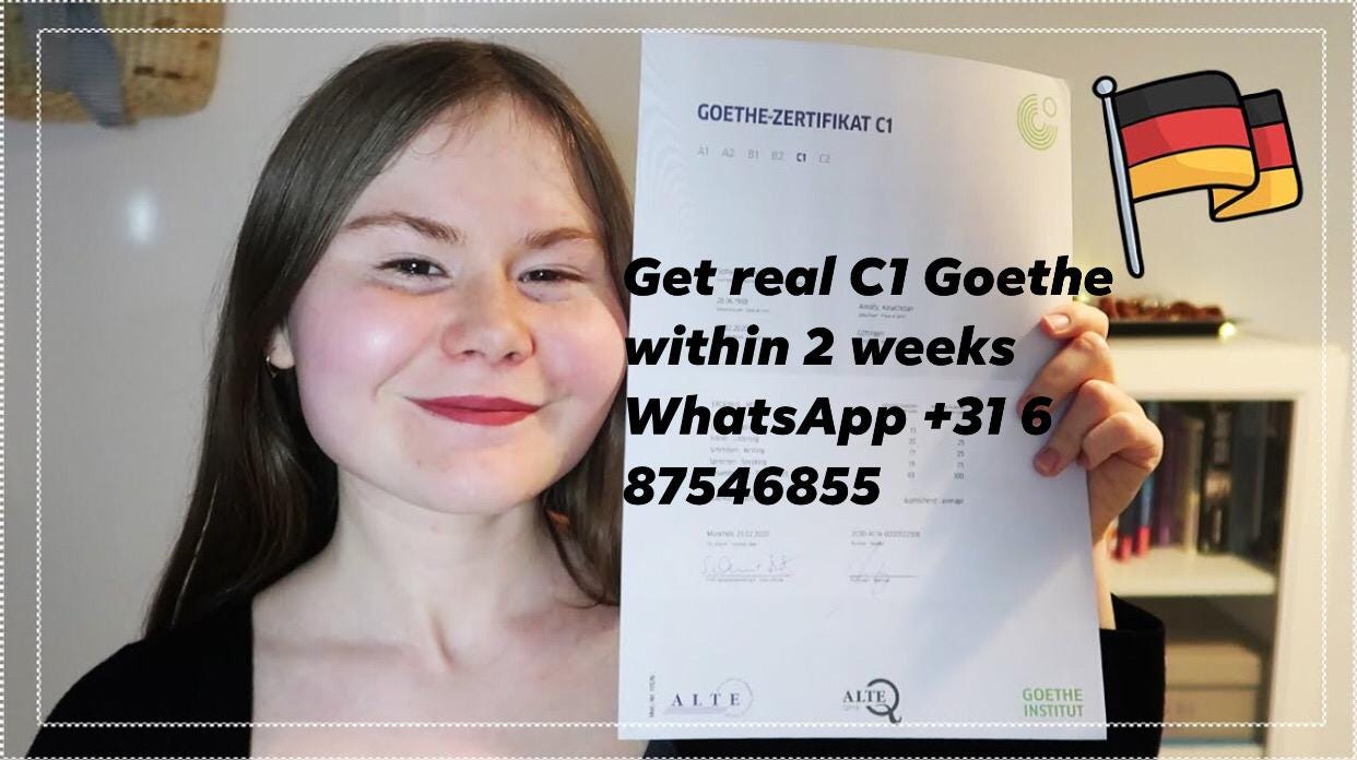 Goethe B2 Zertifikat for sale – Medium