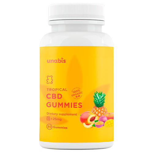 Unabis Tropical CBD Gummies – Medium