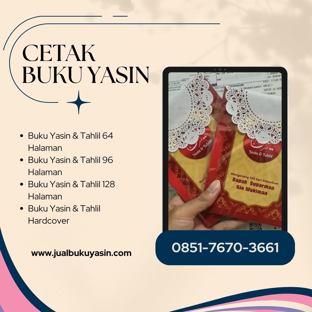 0851-7670-3661 (WA) Contoh Buku Yasin yang Bagus – Medium