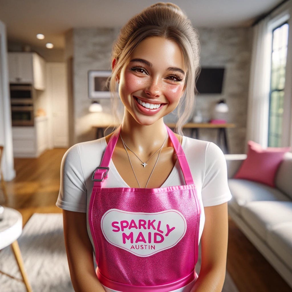 Sparkly Maid Austin – Medium
