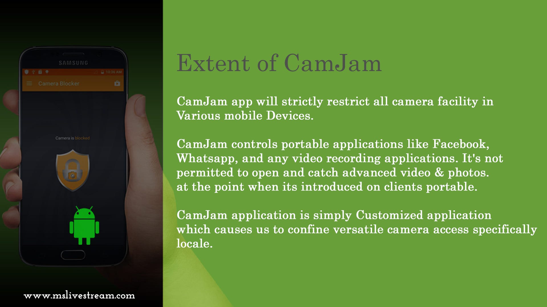 About Cam Jam Medium