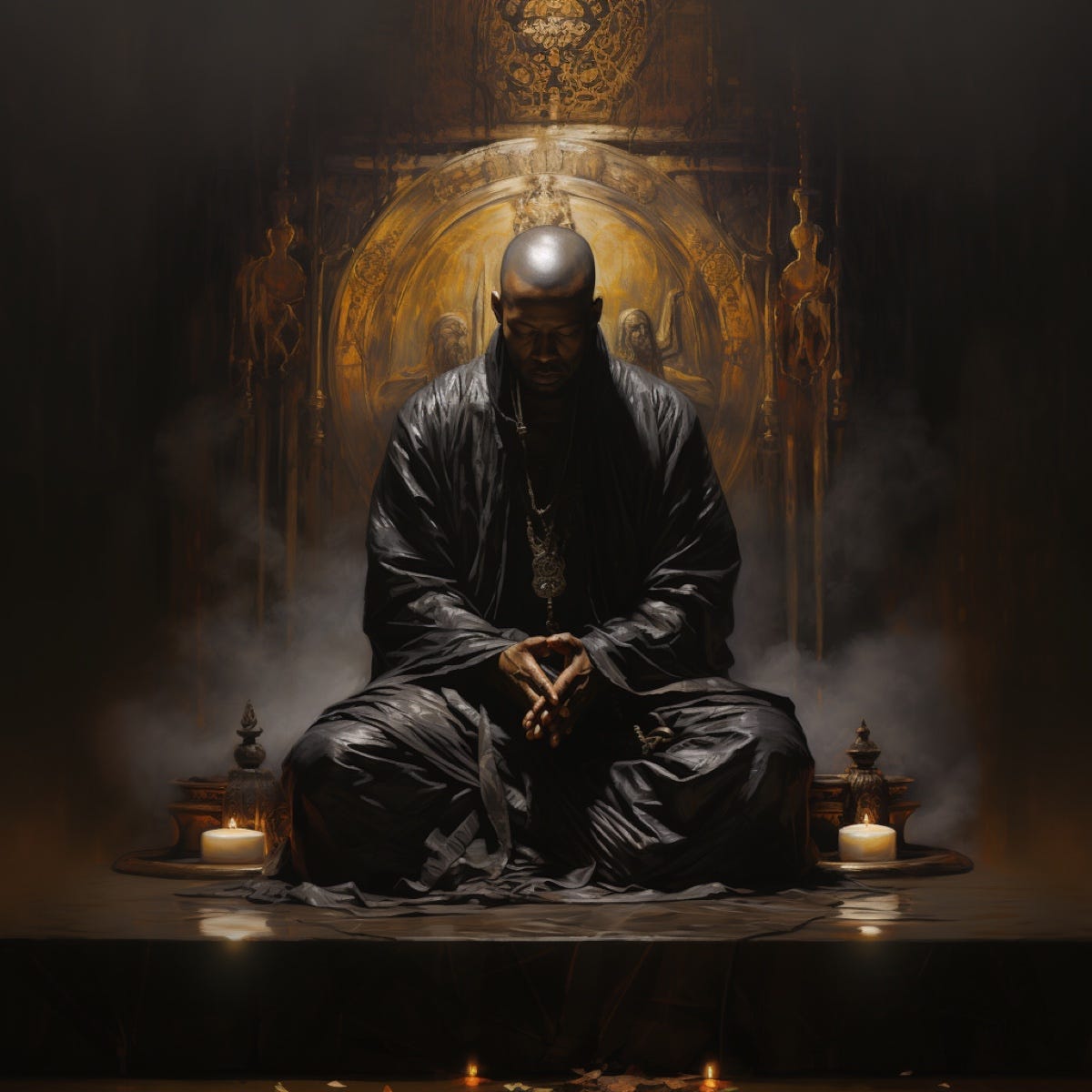 The Moving Buddha, Maitreya – Medium