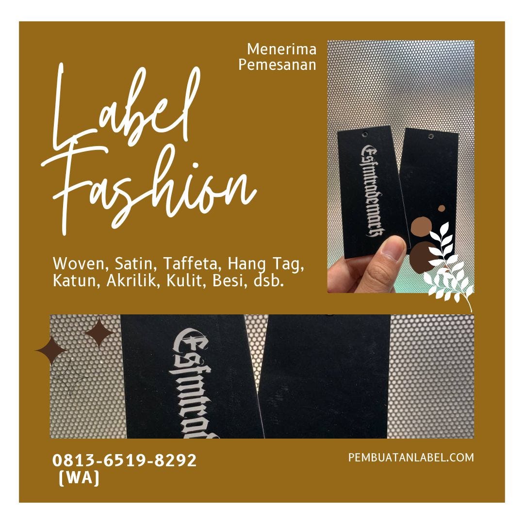 0813-6519-8292 (WA) Label Baju Tuban – Medium