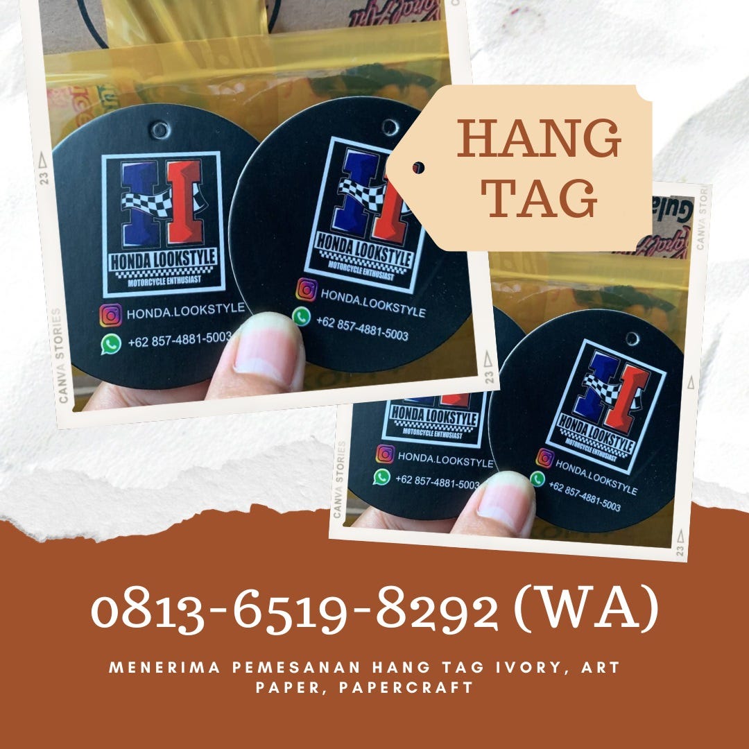 0813-6519-8292 (WA) Label Hijab Kertas – Medium