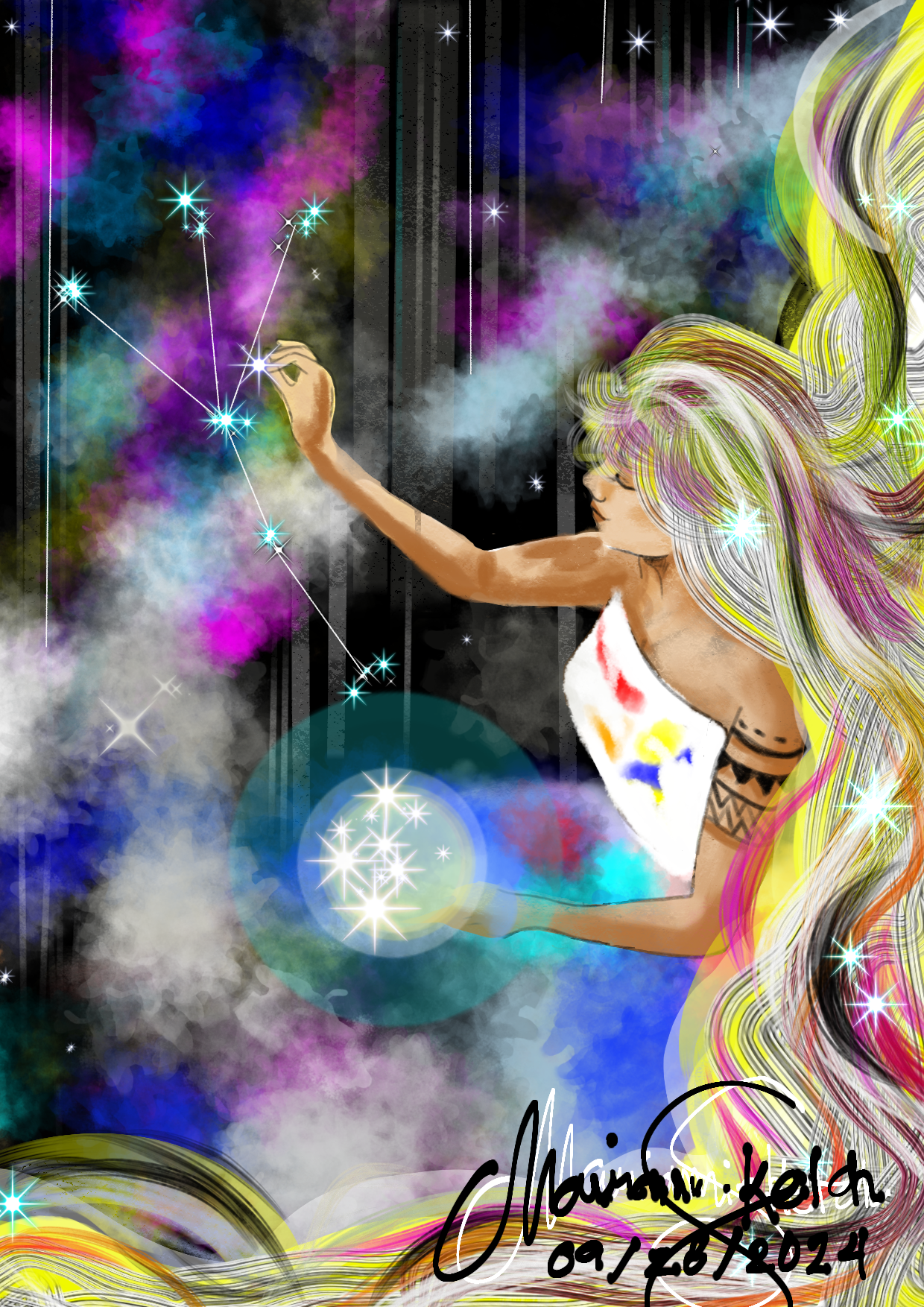 Weaver of the constellation of life – Medium