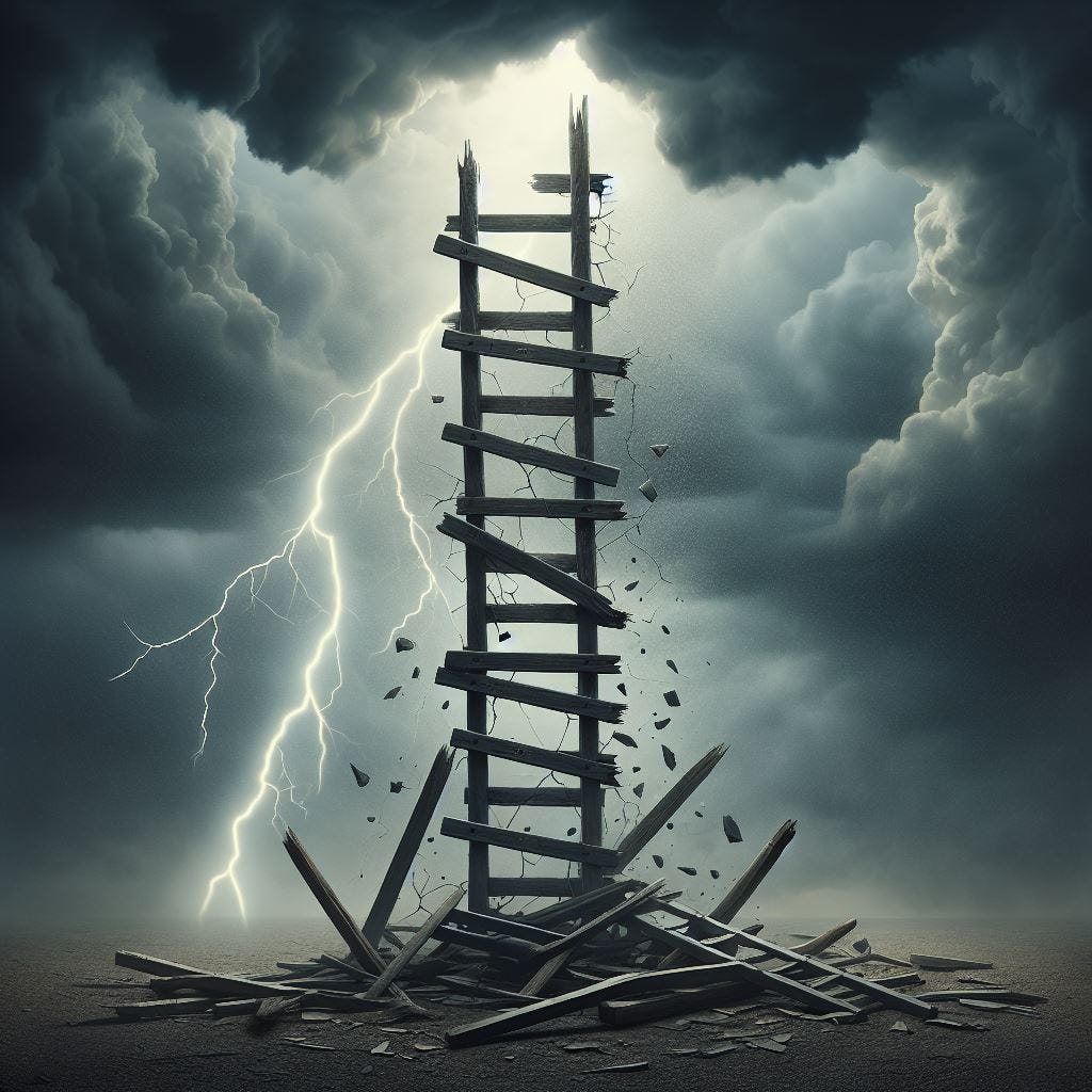 Broken Ladder – Medium