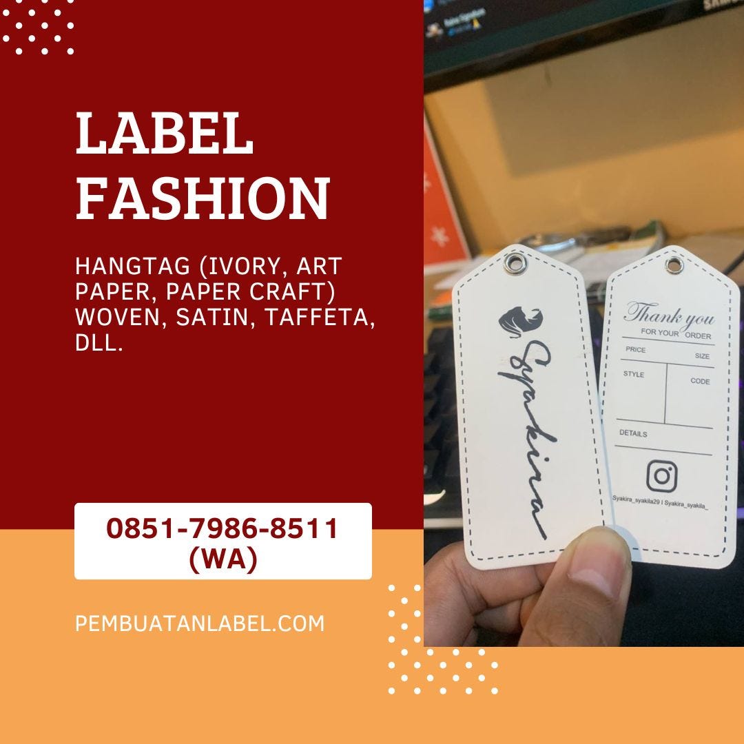 0851-7986-8511 (WA) Label Baju Keren – Medium