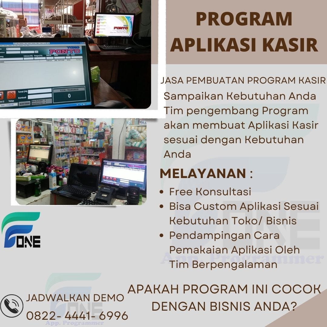 Jasa Pembuatan Program Kasir untuk toko – Medium