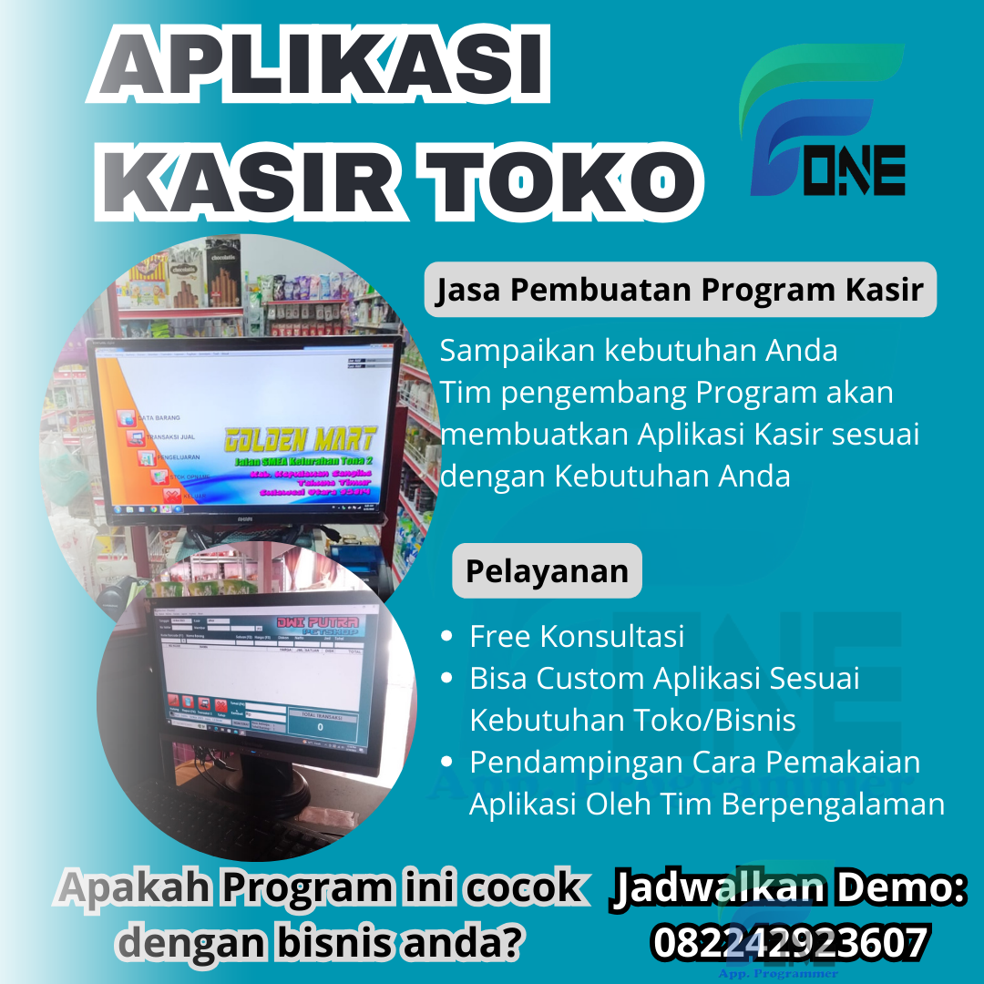 Jasa Pembuatan Software Aplikasi Kasir Toko – Medium