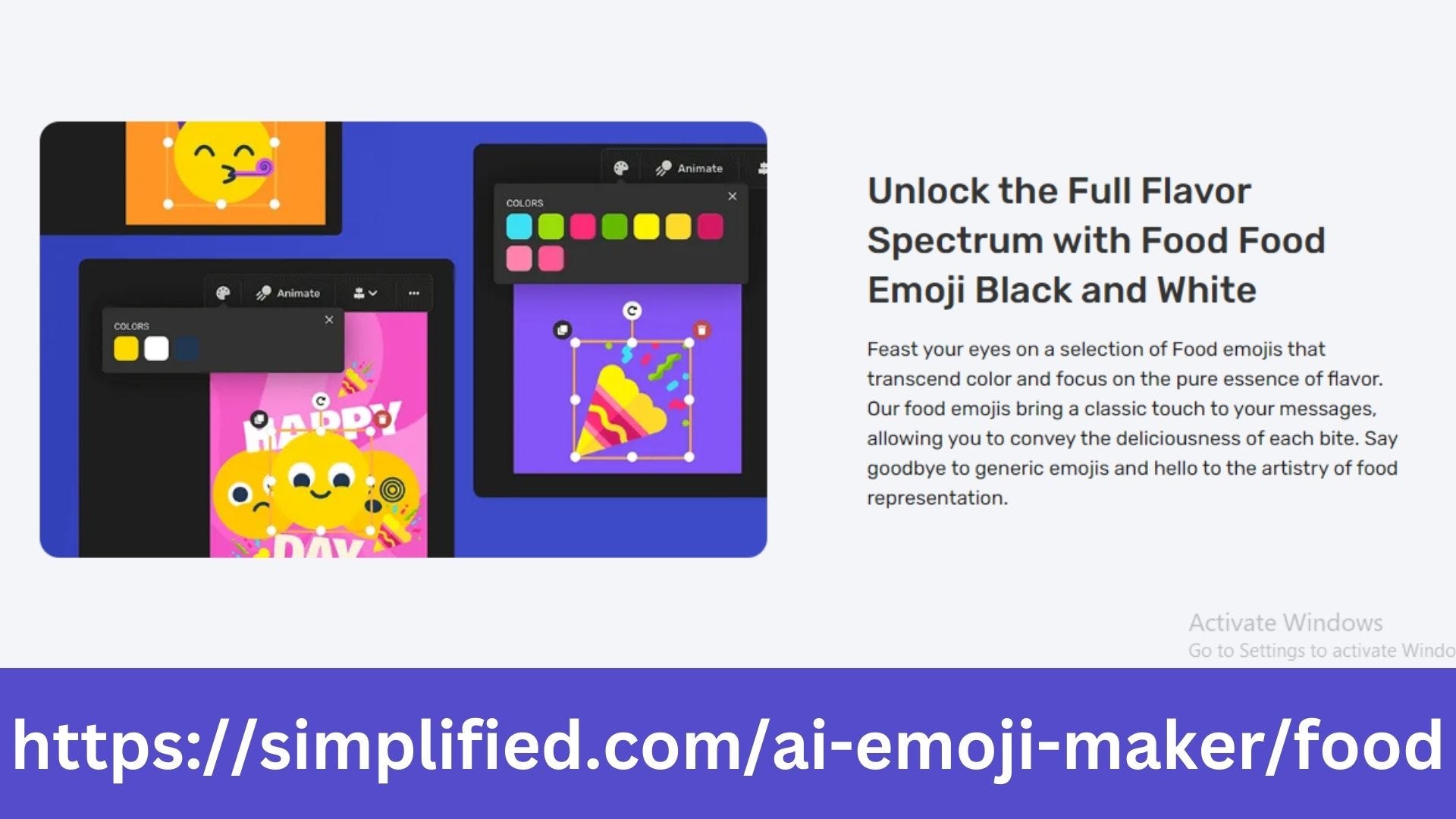 Food Emoji Maker – Medium
