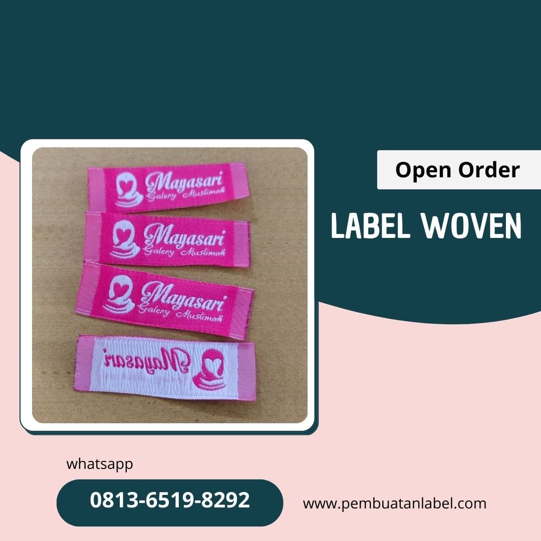 0813-6519-8292 (WA) Ukuran Label Baju Standar – Medium