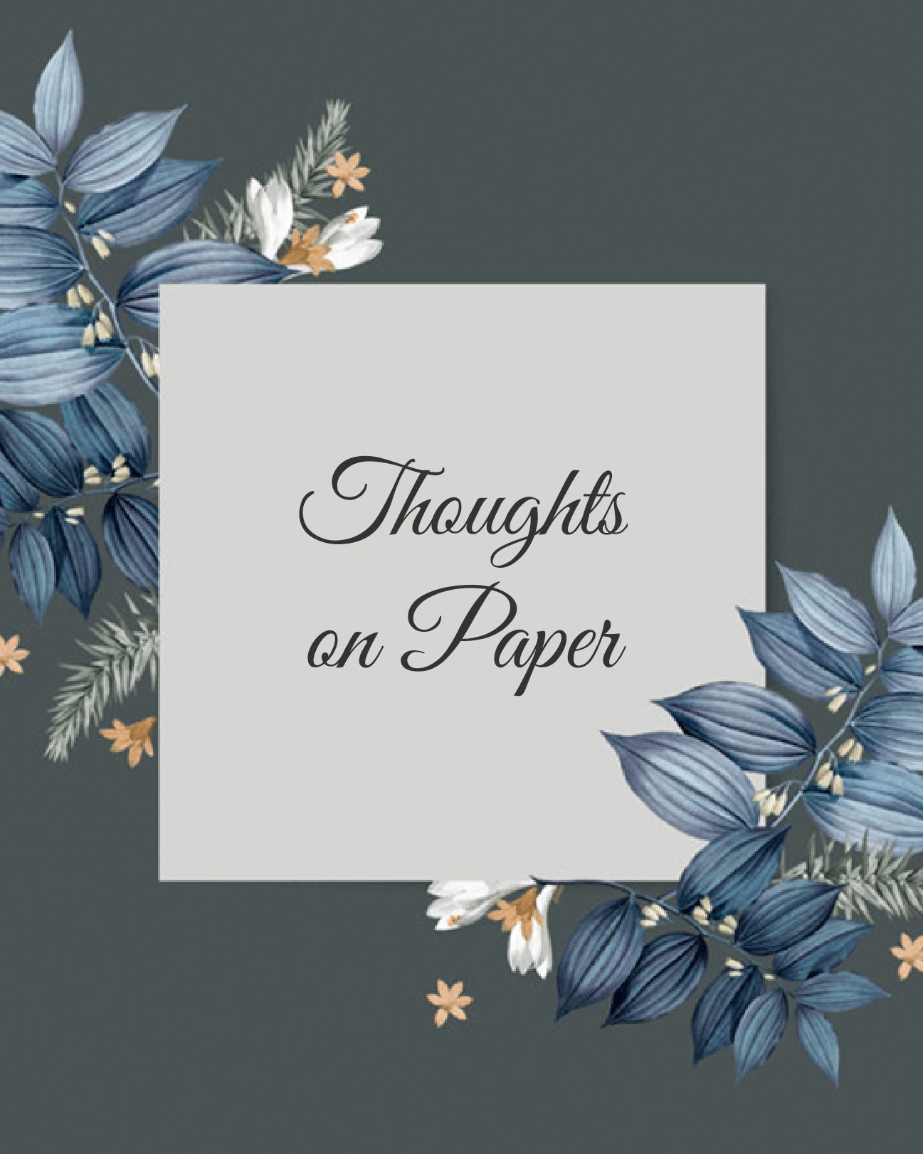 Thoughts on Paper by 'Nife – Medium