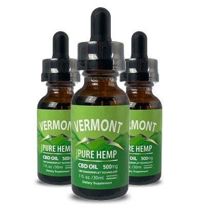 Vermont Pure Hemp CBD Oil – Medium
