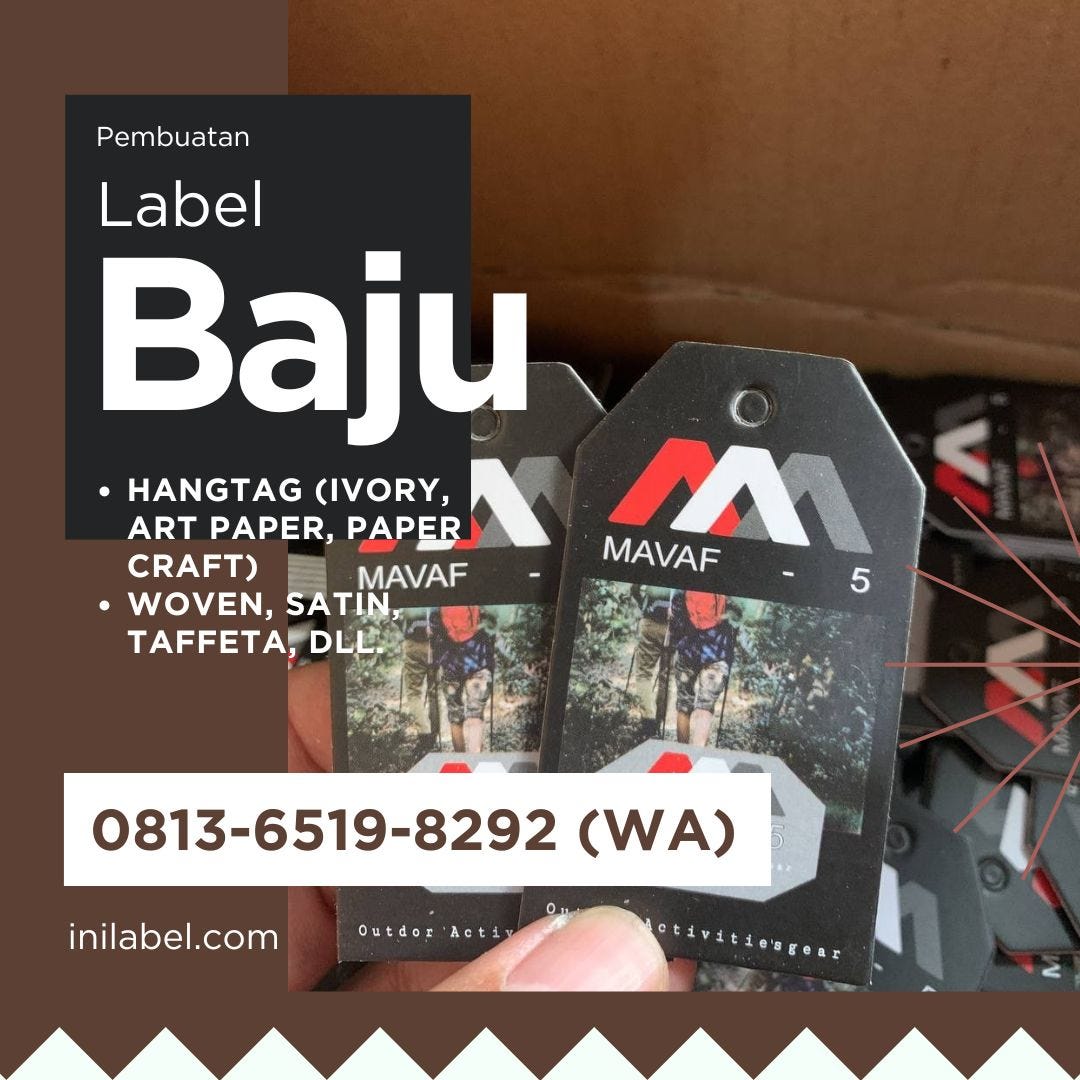 0813-6519-8292 (WA) Buat Label Baju di Solo – Medium