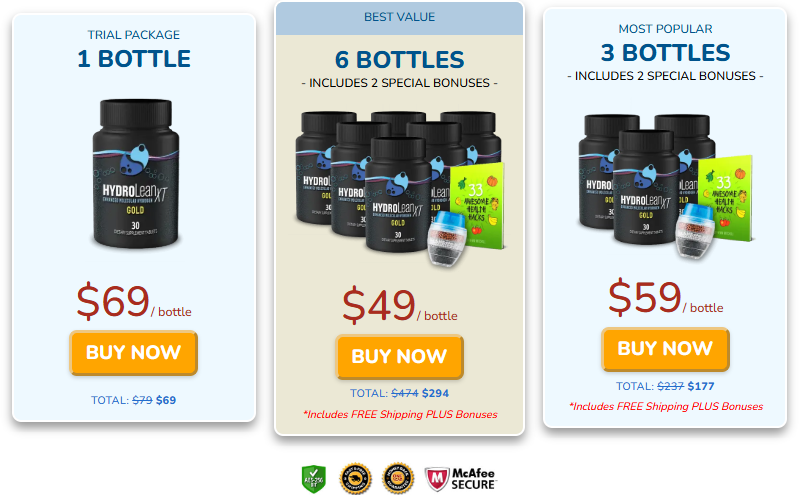 HydroLean XT Gold – Medium