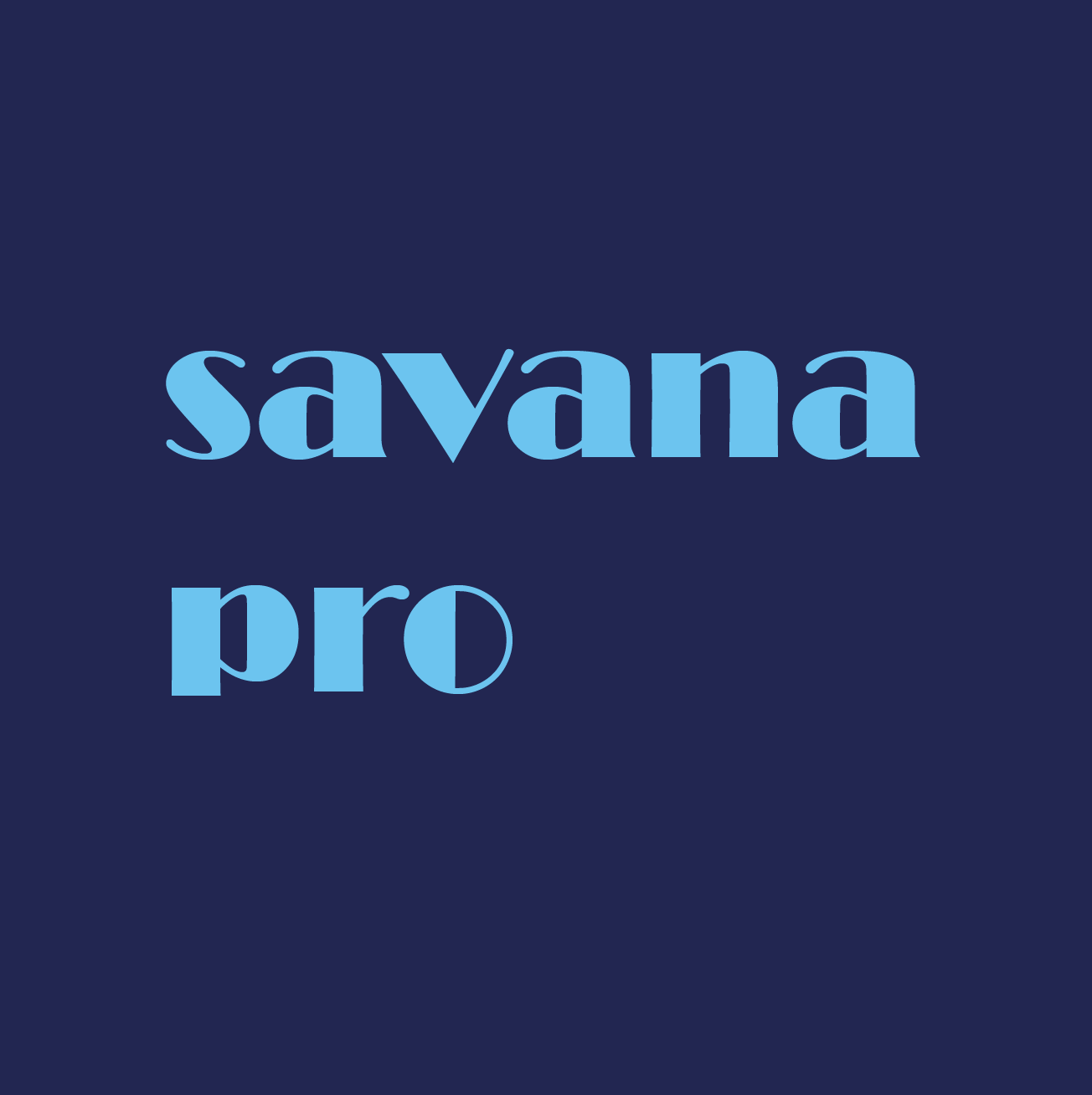 Savana Pro – Medium