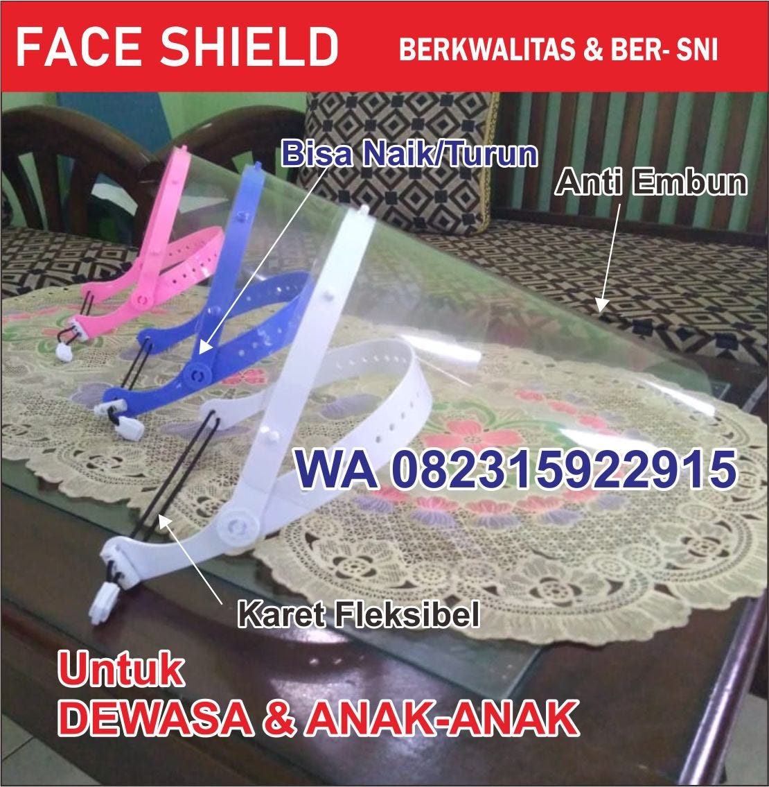 Jual face Shield Bandung – Medium
