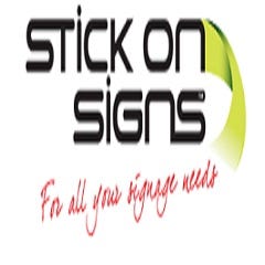 Stick on Signs – Medium