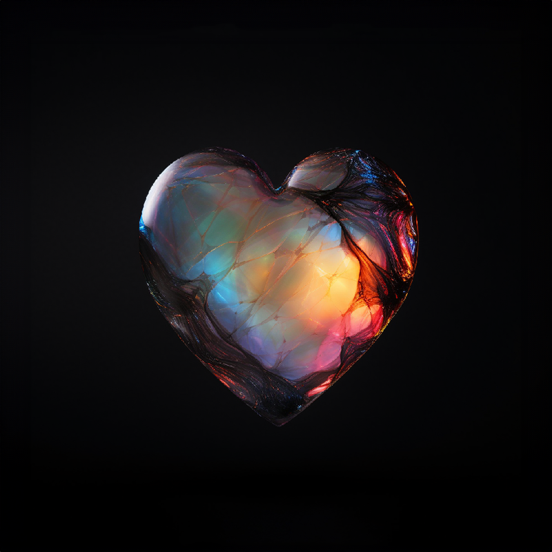 Opal Heart – Medium