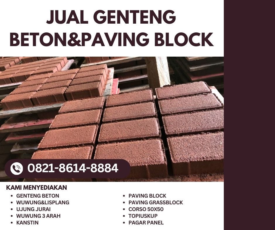 Agen Paving Block Warna – Medium