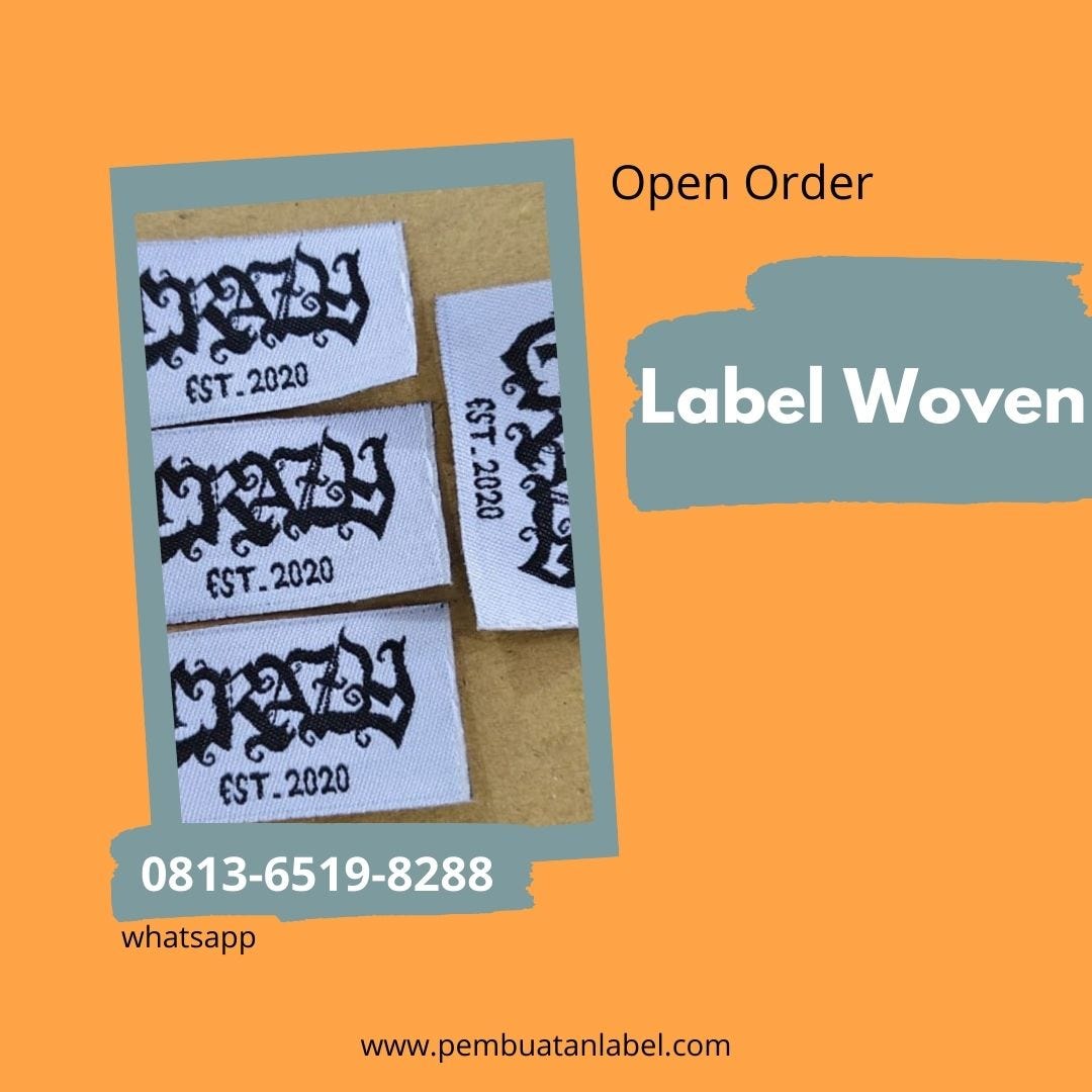 0813-6519-8288 (WA) Harga Label Baju Per Lusin – Medium