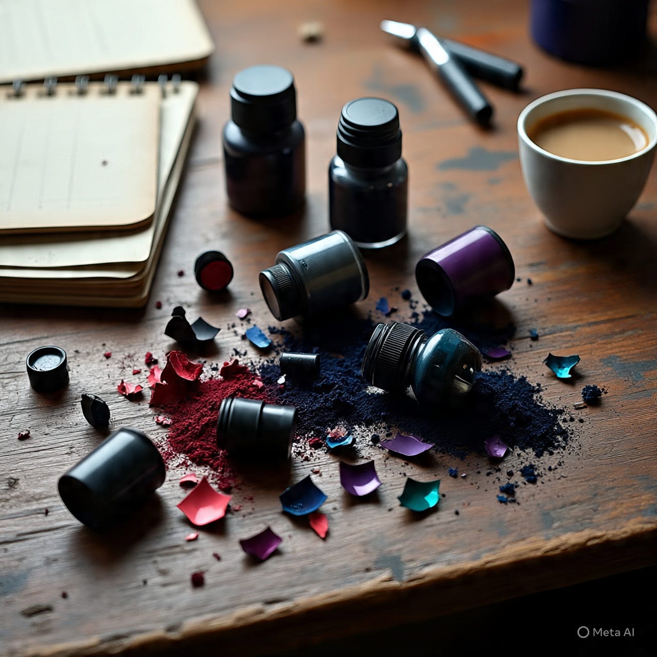broken inks – Medium