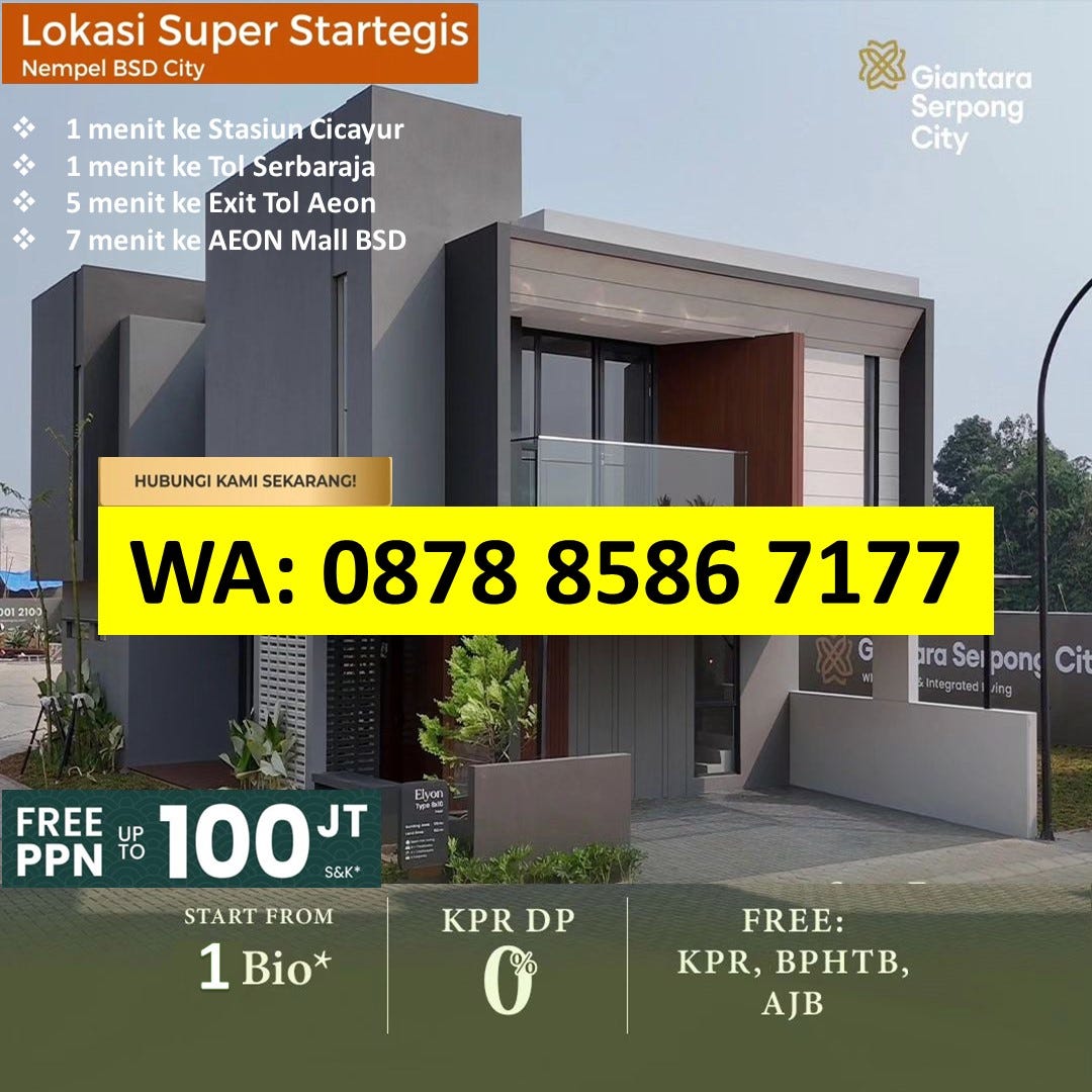 About – Price List Terbaru Perumahan Giantara Serpong City – Medium