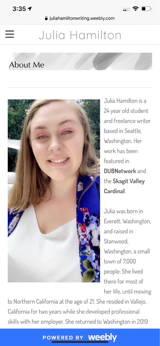 Julia Hamilton – Medium