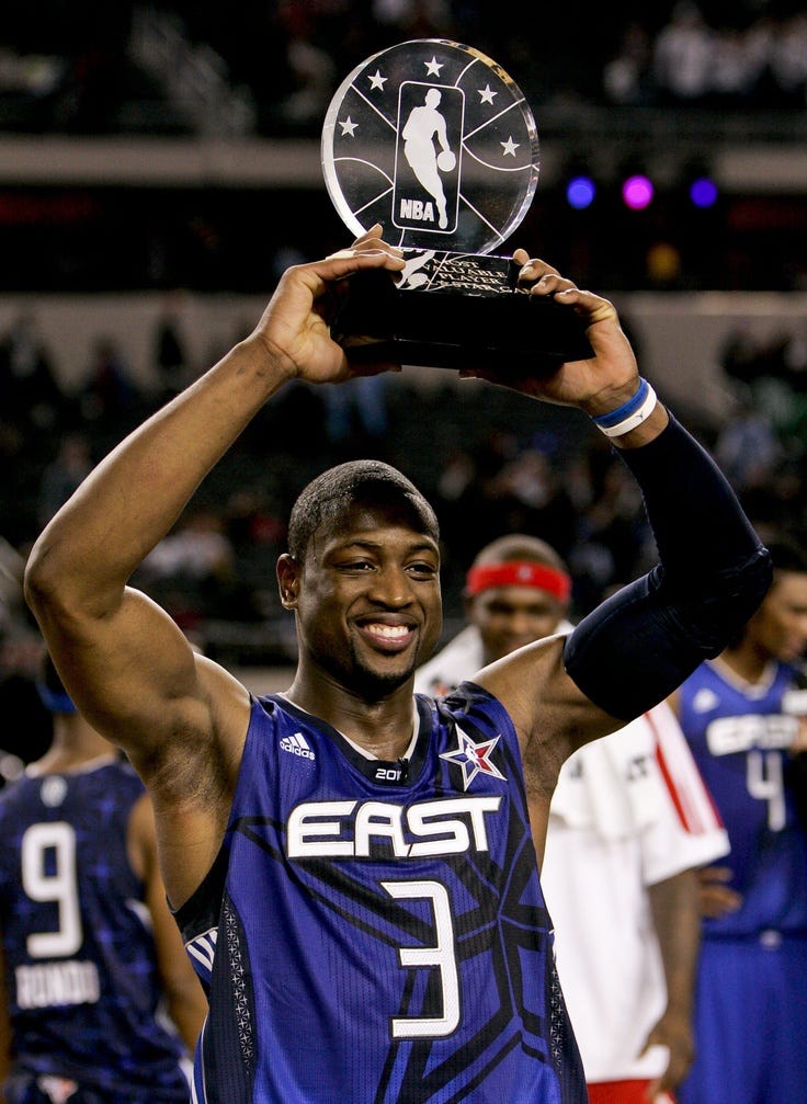 Dwayne Wade Aka “The Flash” “Father Time”