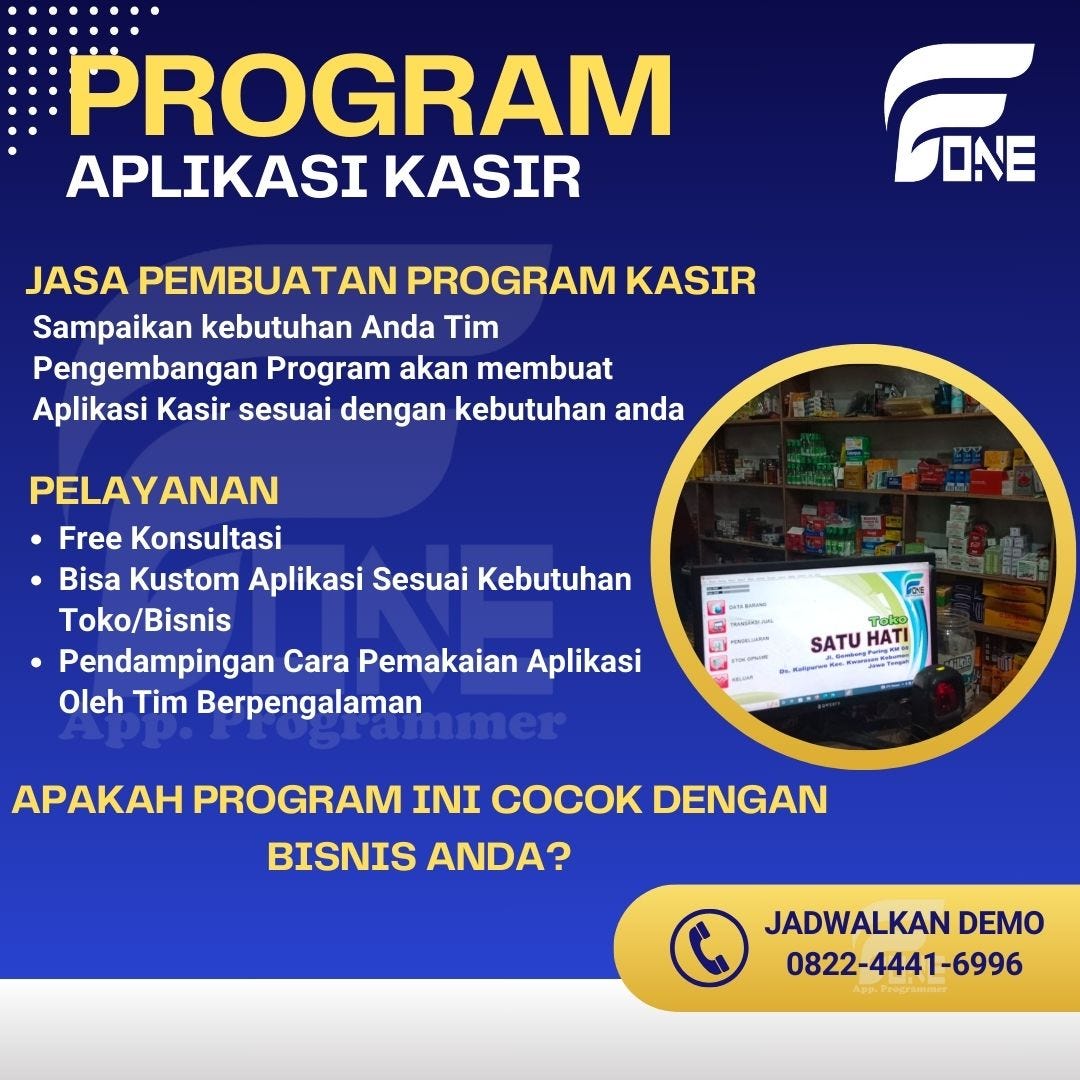 Jasa Pembuatan Software Aplikasi Kasir Toko – Medium