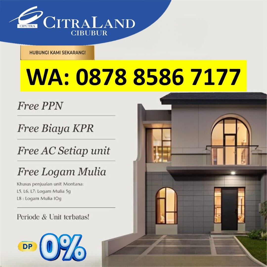 About – Harga Terbaru Perumahan CitraLand Cileungsi – Medium