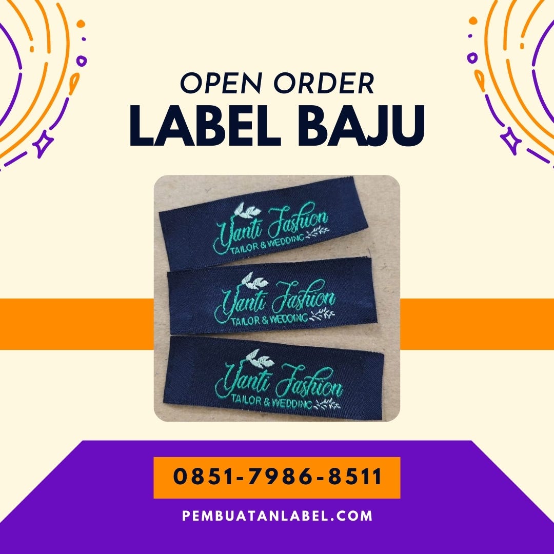 0851-7986-8511 (WA) Label Baju Unik – Medium