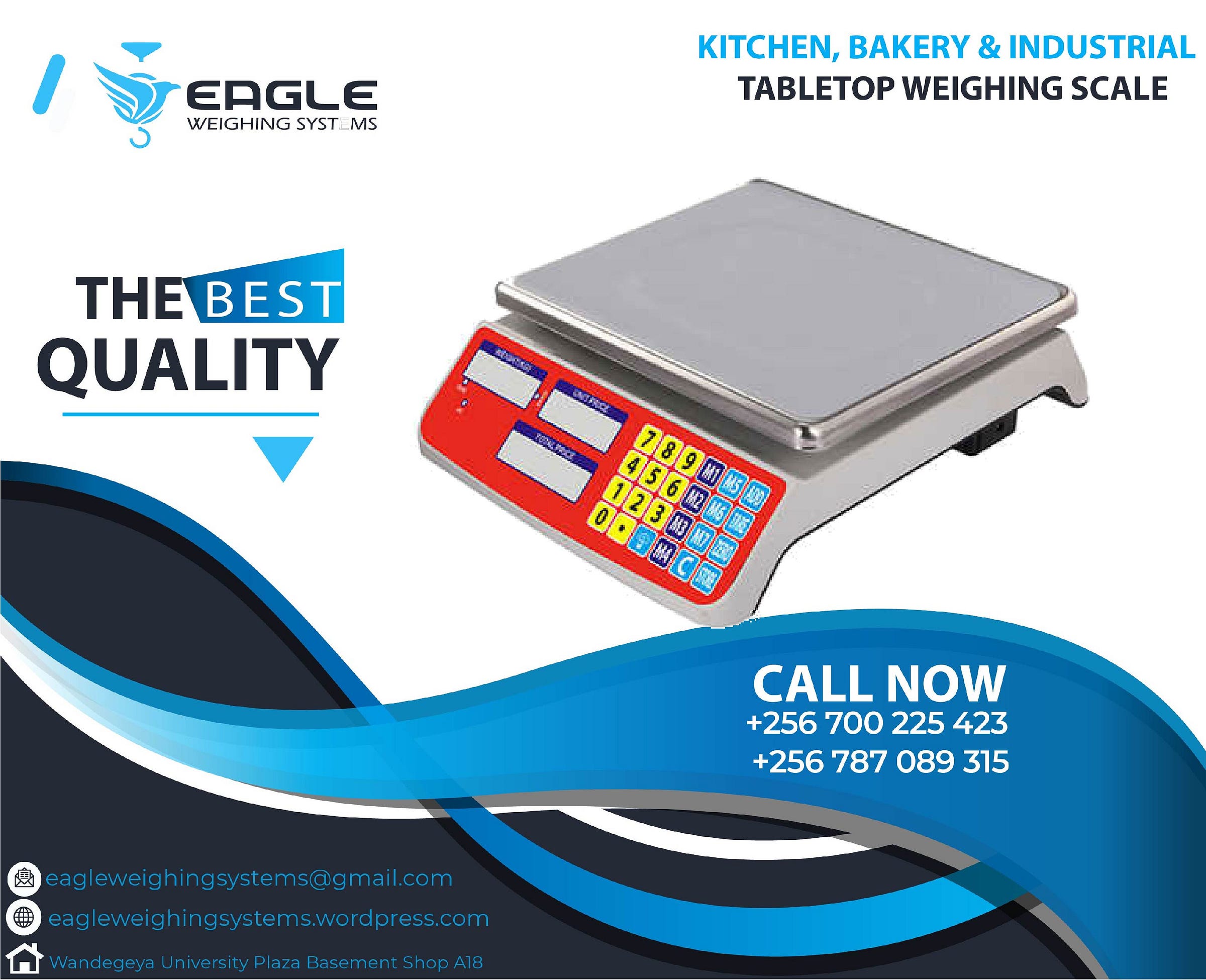 +256 700225423 Vegetable weighing price scale – Medium
