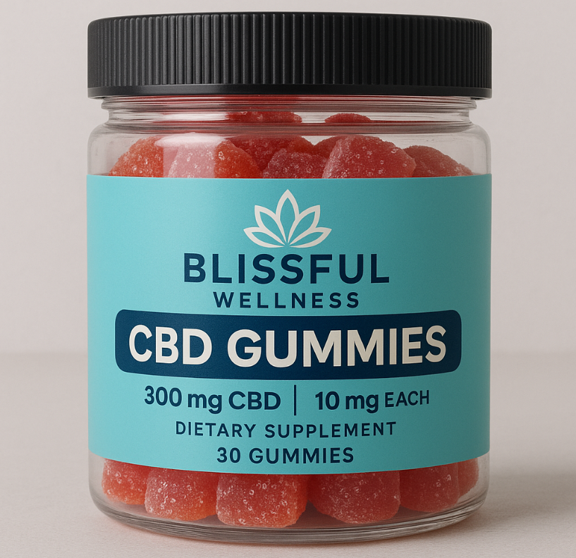 Blissful Wellness CBD Gummies – Medium