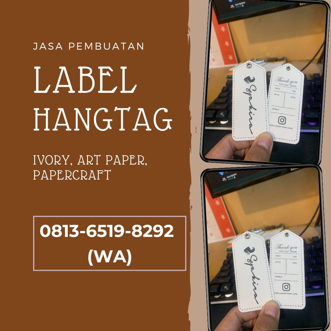 +62 813-6519-8292 (WA) Tag Baju Band – Medium