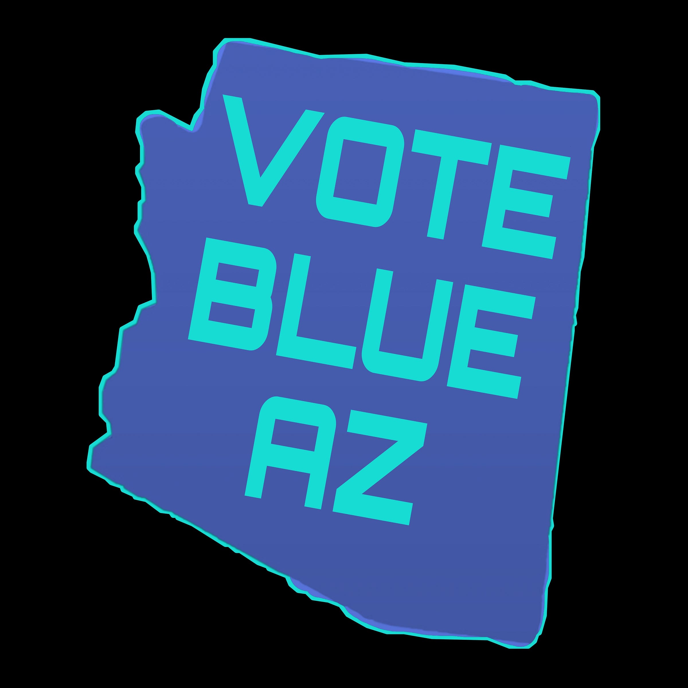 VOTE BLUE AZ – Medium