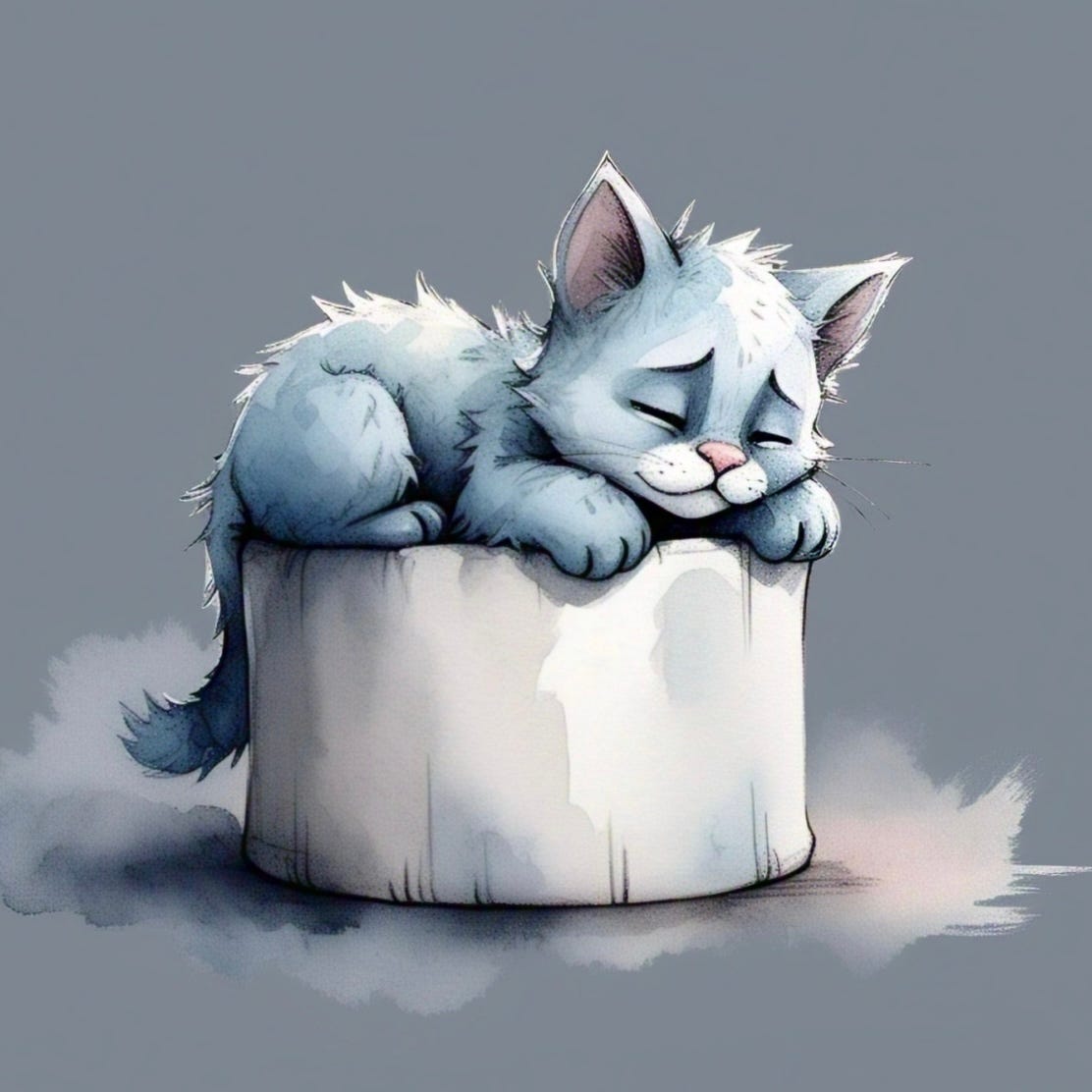 Drooping Cat Doll – Medium