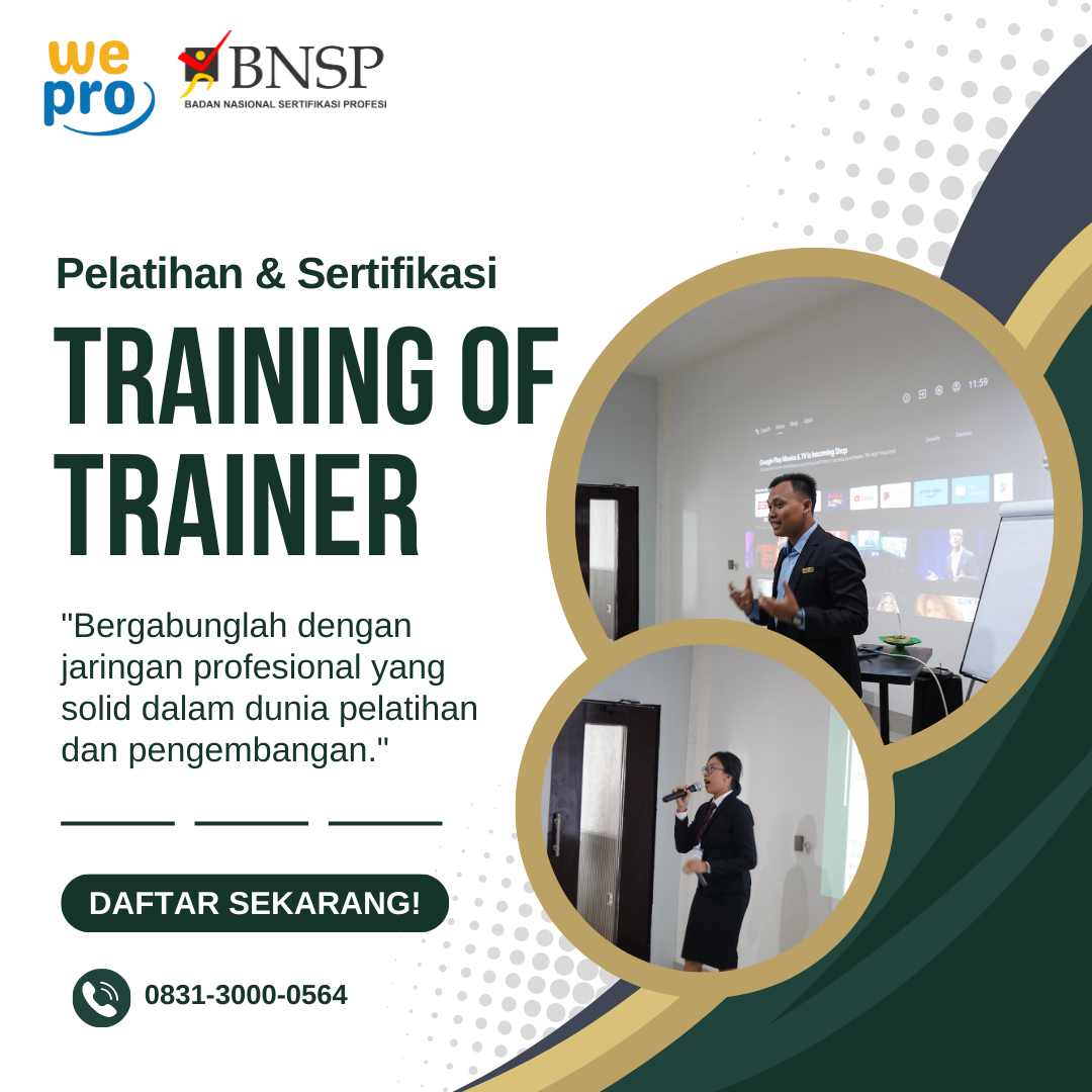 Pelatihan dan Sertifikasi Trainer BNSP RI – Medium