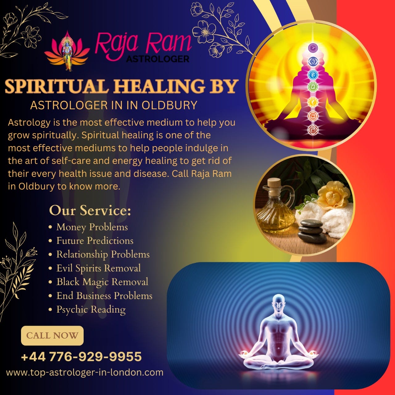 ASTROLOGER AND PSYCHIC HEALER RAJA RAM – Medium