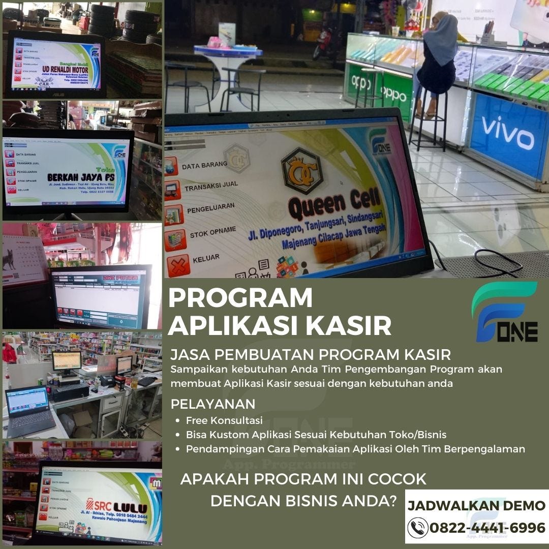 Jasa Pembuatan APLIKASI KASIR SISTEM KASIR RETAIL – Medium
