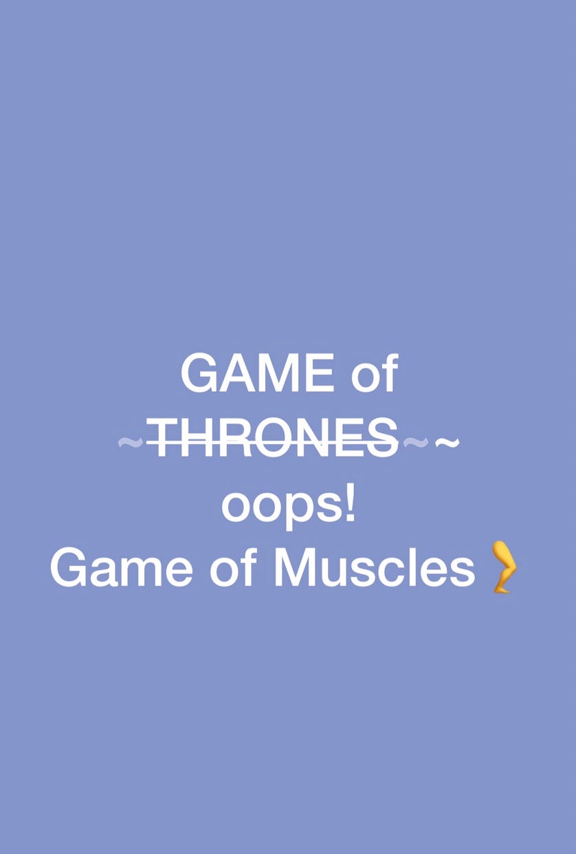 GAME OF MUSCLES