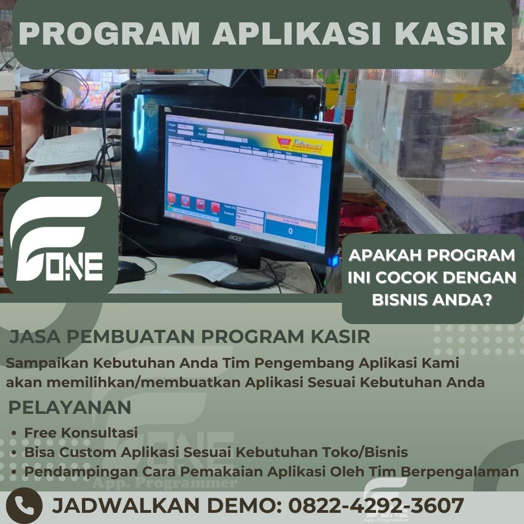 Jasa Pembuatan Software Kasir Offline – Medium