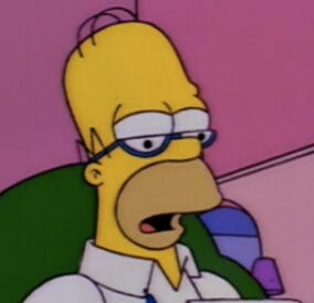 About – Homer with Glasses – Medium