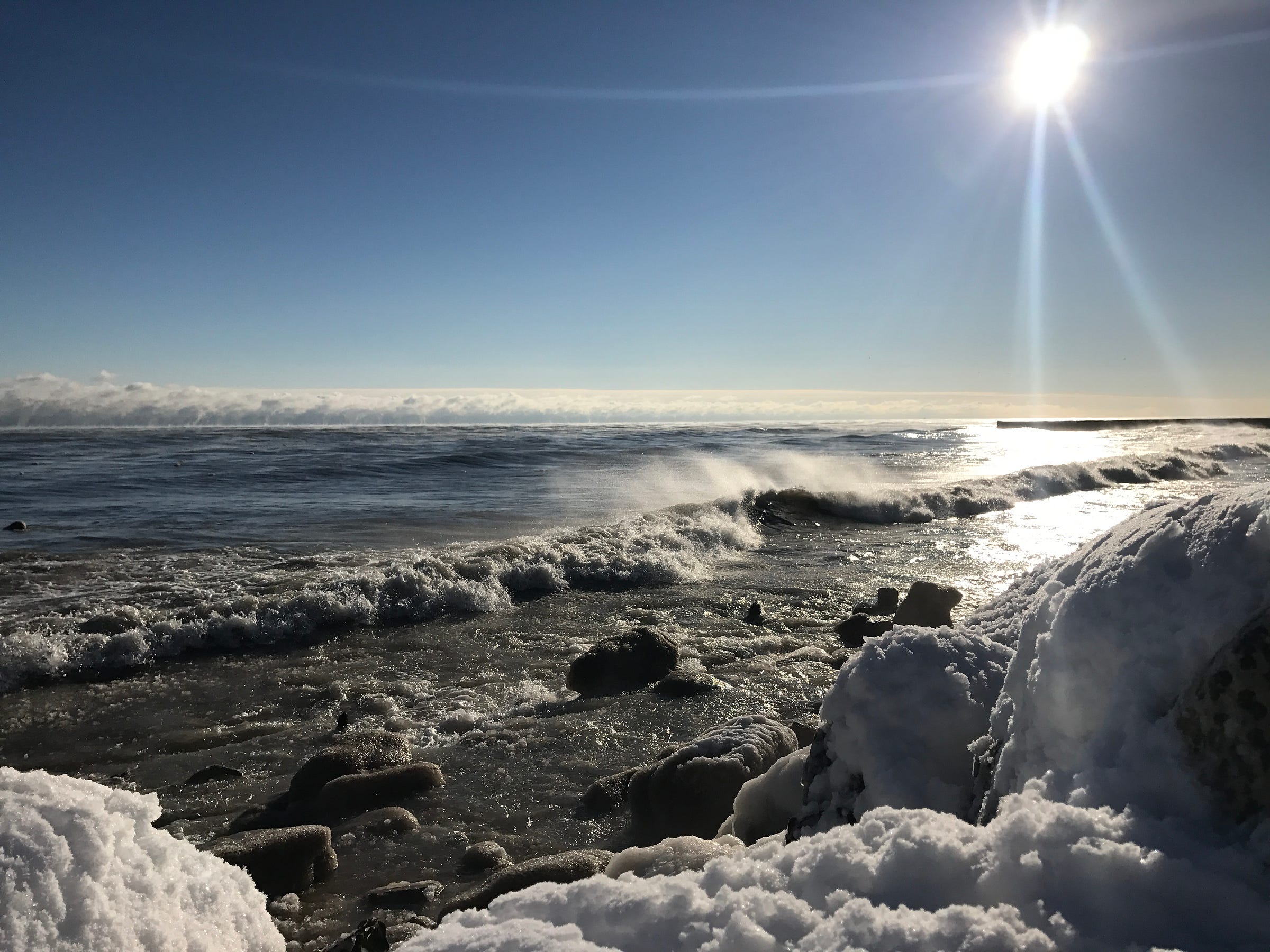 Stolen Time: Mornings on Lake Michigan’s beaches
