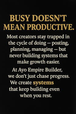Why Most Creators Stay Busy but Never Build Systems | by Mike Ayo | Medium